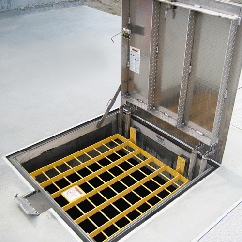 Fall Protection Grating for Floor Access Doors